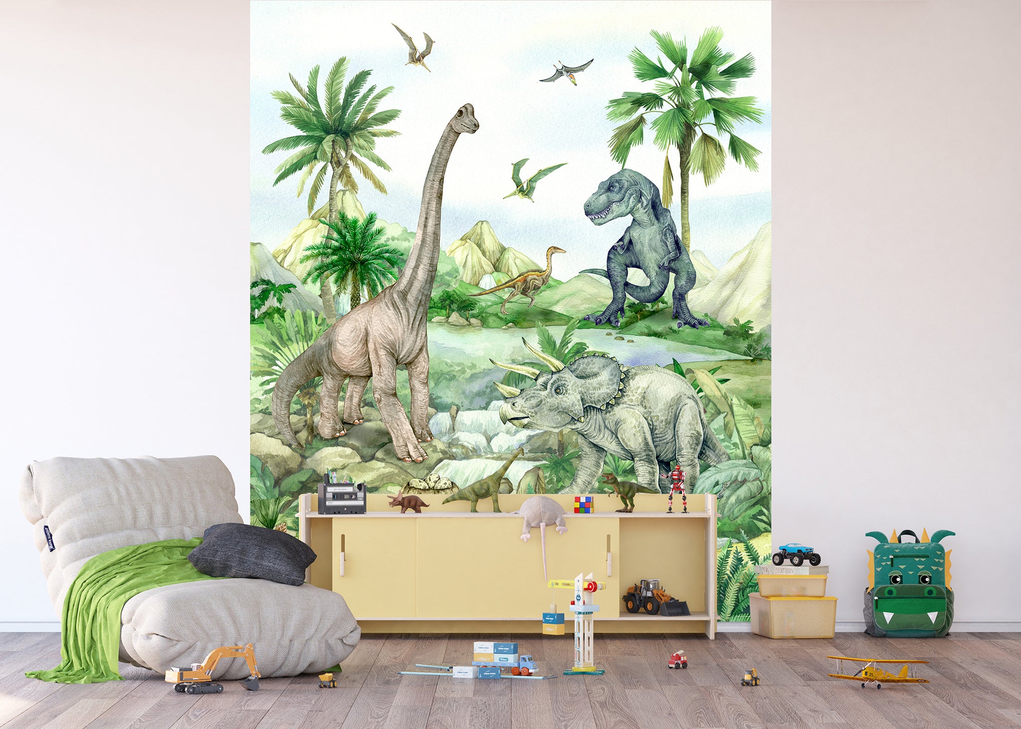 Dinosaur Wall Murals: A Jurassic Adventure Wall Mural